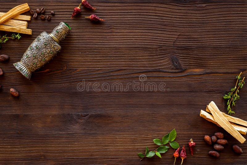 Agar Wood Tree with Arabian Oud Oil Perfume Stock Photo - Image of ...