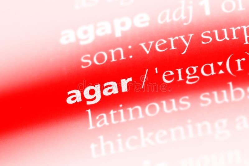 Agar stock photo. Image of writing, idea, closeup, word - 114412044