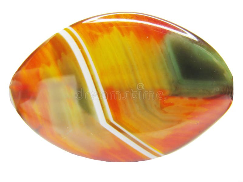 Agata Colorata Di Cristallo Fotografia Stock - Immagine di rotondo ...