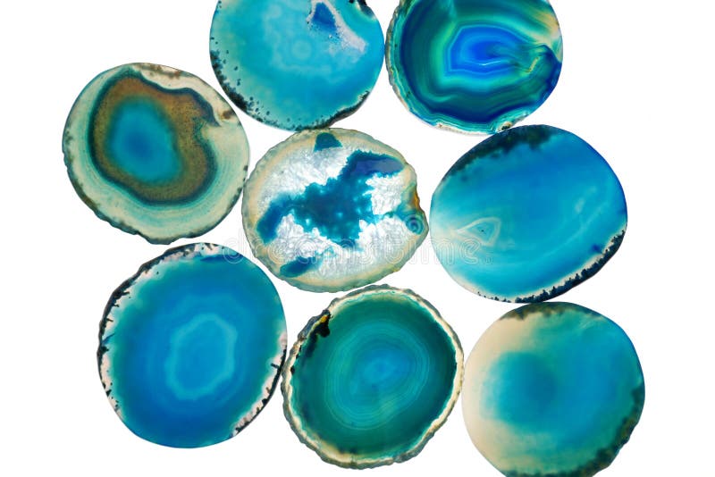 Geode slices stock photo. Image of agate, reflection - 43236524