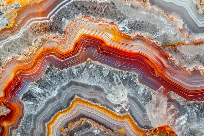 Agate Cut Texture Background, Gem Slice, Crystal Mineral Pattern ...