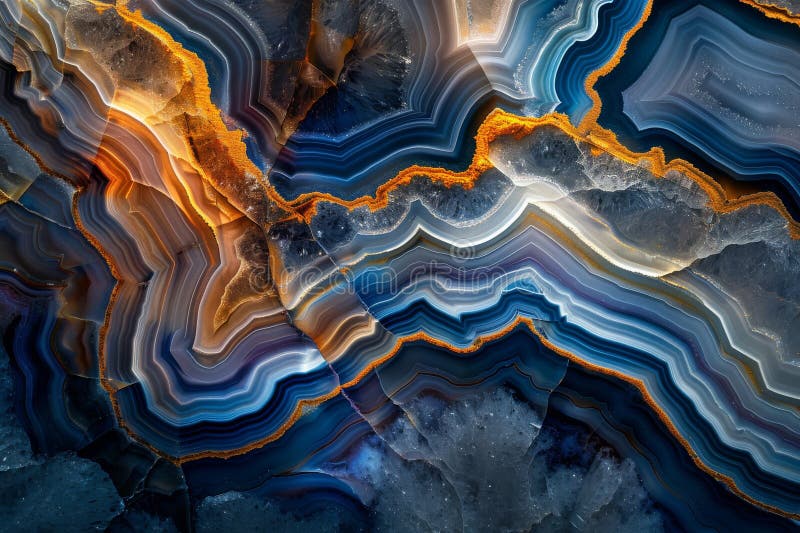 Agate Cut Texture Background, Gem Slice, Crystal Mineral Pattern ...