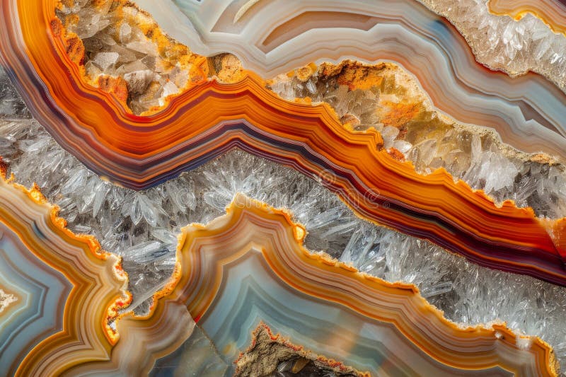 Agate Cut Texture Background, Gem Slice, Crystal Mineral Pattern ...