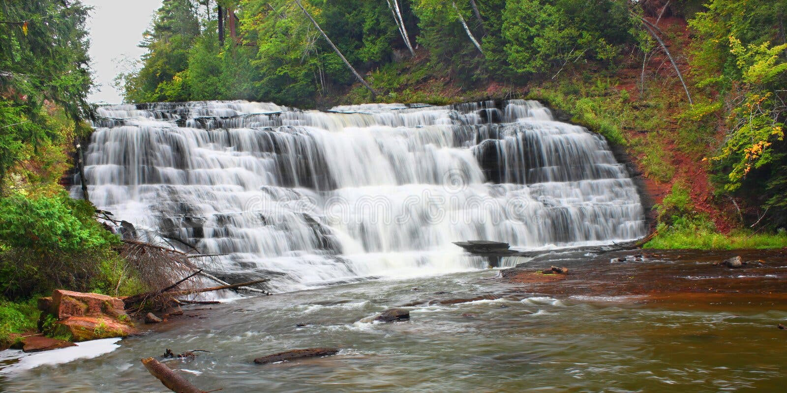 Agate Falls Michigan stock photo. Image of bright, destination - 27081976