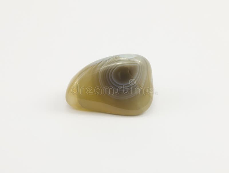 Agate, Gemstone Yellow and Green-grey Colours. Stock Image - Image of ...