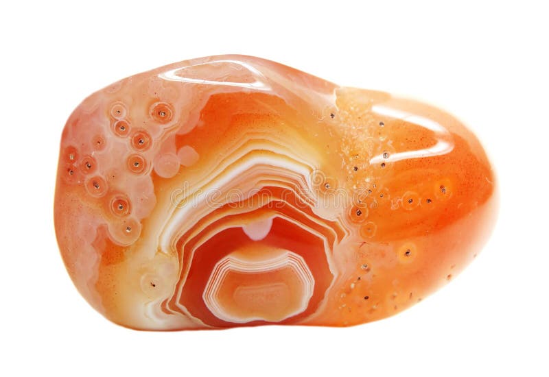 Red Agate Geode Geological Crystals Stock Image - Image of jewelery ...