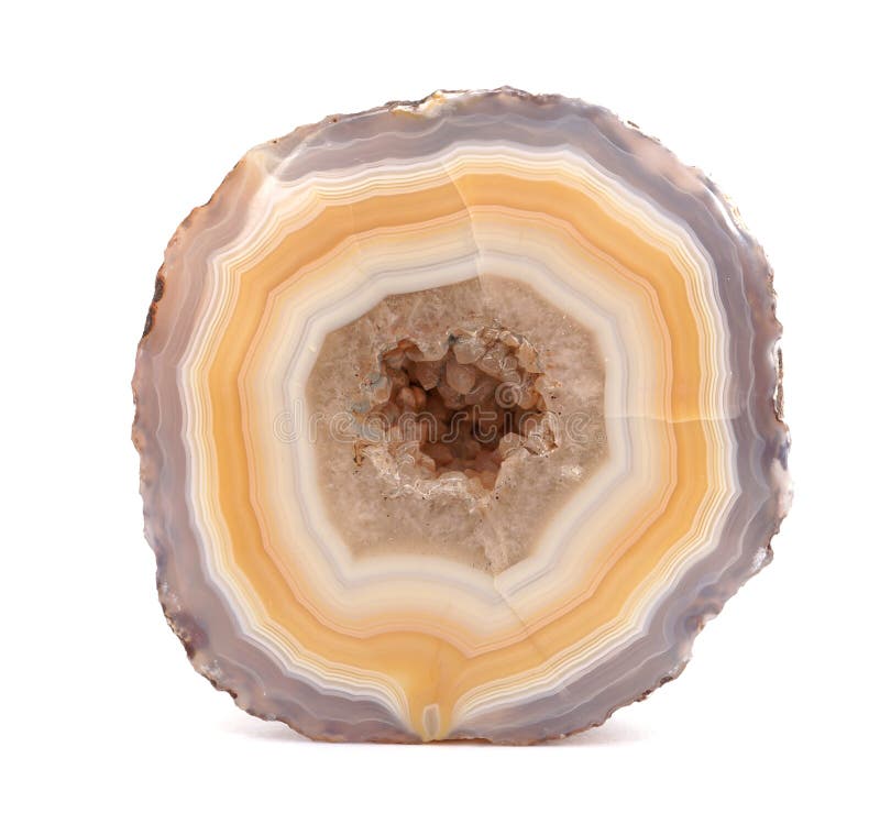 Agate and Quartz geode stock image. Image of detail - 108094685