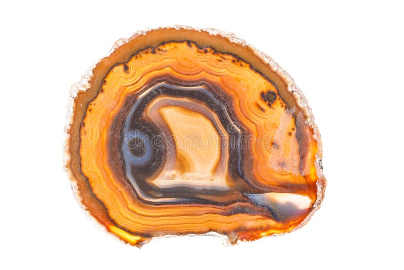 Agate Geode slice stock image. Image of semi, layer, nature - 53408325