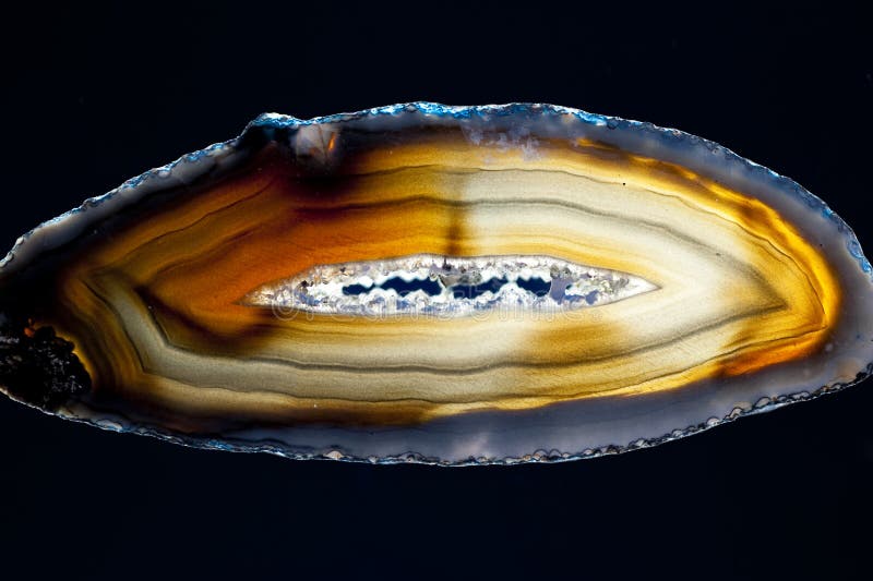 Yellow agate slices stock image. Image of slice, geology - 3657725