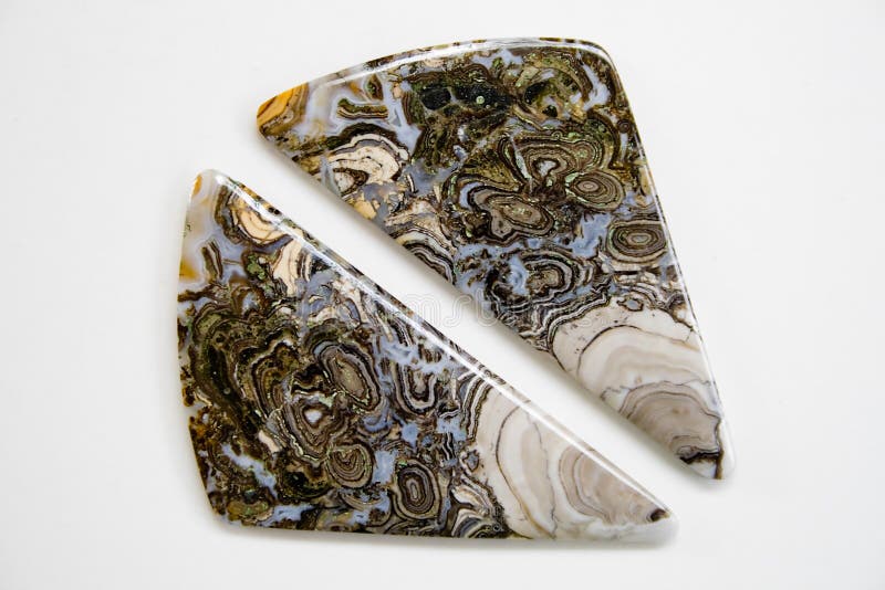 White Background with Agates Stock Photo - Image of nature, stones: 2185692
