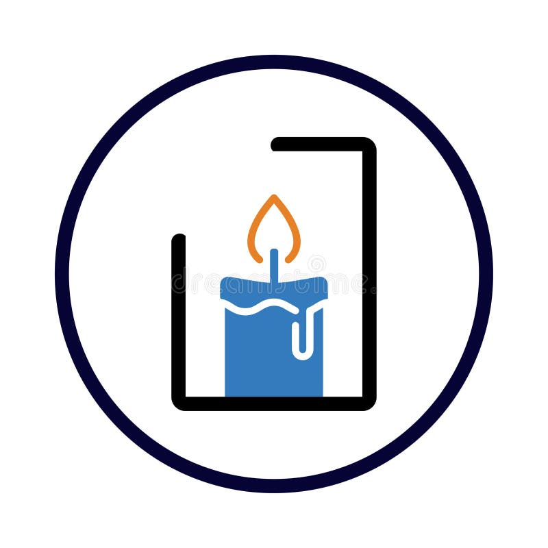 Age, Birthday Candle, Cake, Candle Icon Stock Vector - Illustration of ...