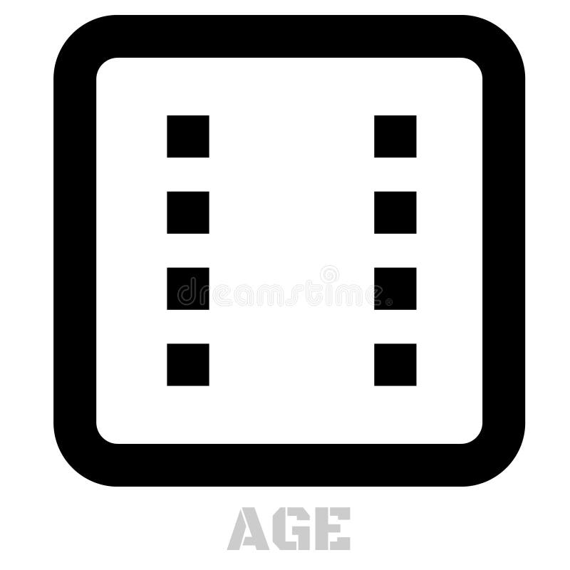 Age Conceptual Graphic Icon Stock Vector - Illustration of language ...