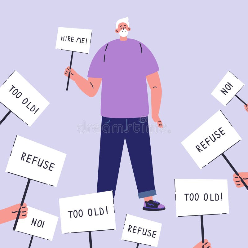 Age Discrimination Stock Illustrations – 491 Age Discrimination Stock ...
