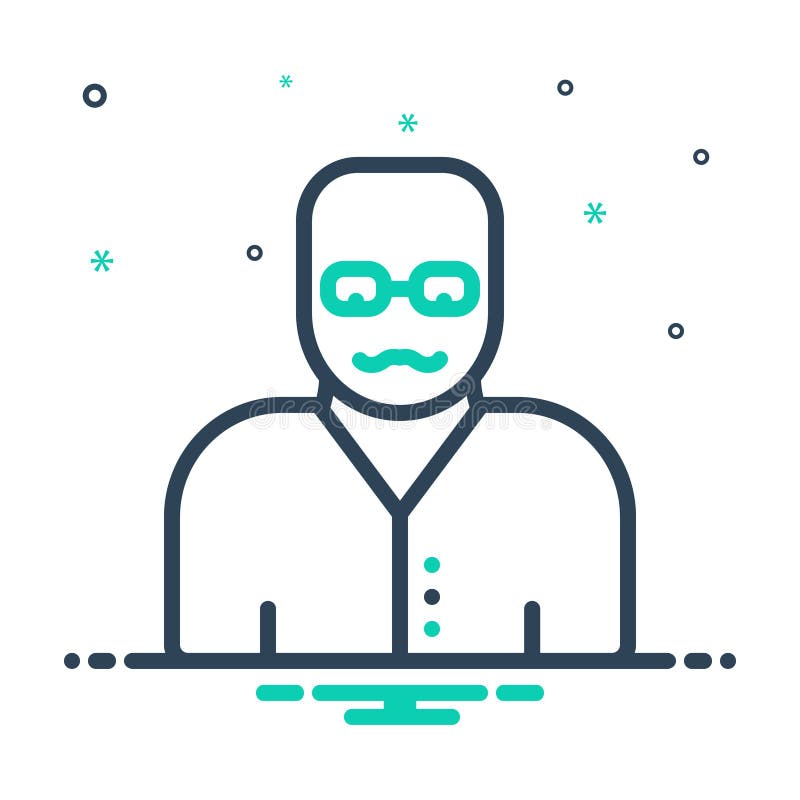 Mix Icon for Age, Aged and Elderly Stock Vector - Illustration of aged ...