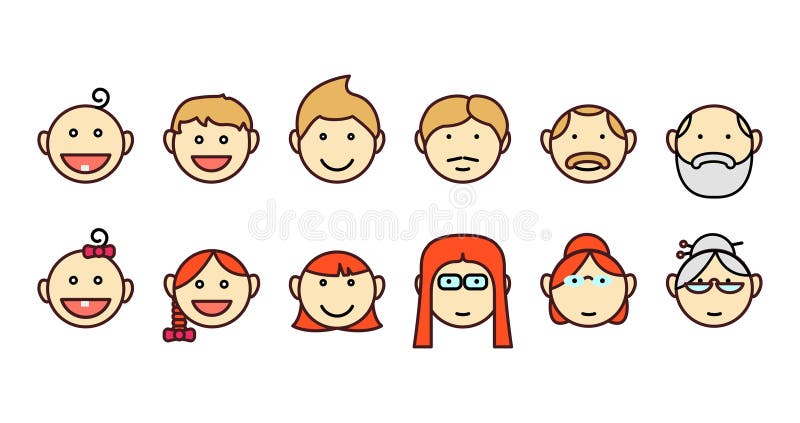 Age Icon, Vector , Vector Illustration Stock Vector - Illustration of ...