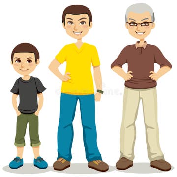 Age of Men stock vector. Illustration of mature, conceptual - 21536198