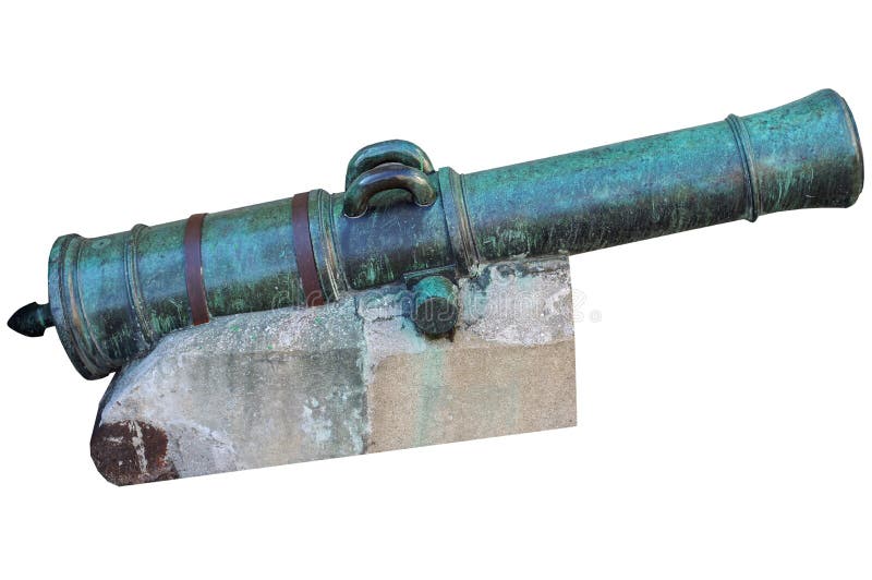 Age-old ship cannon stock image. Image of rust, forces - 30023527