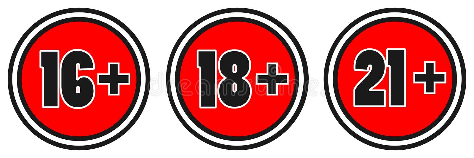 Restricted access logo stock vector. Illustration of adulthood - 129663917