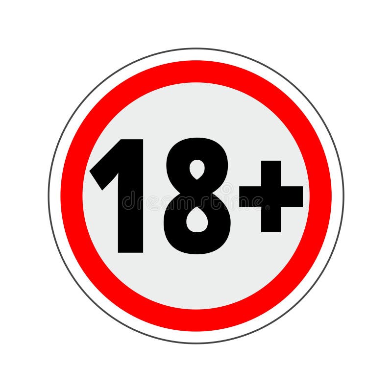 18+ Age Restriction Sign, Vector Eighteen Icon Stock Vector ... 18+ Age Restriction Sign, Vector Eighteen Icon Stock Vector ...