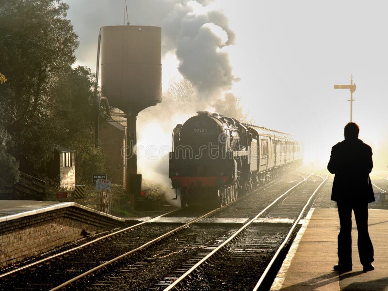 Steam Train stock photo. Image of engine, chuffer, front - 22011652