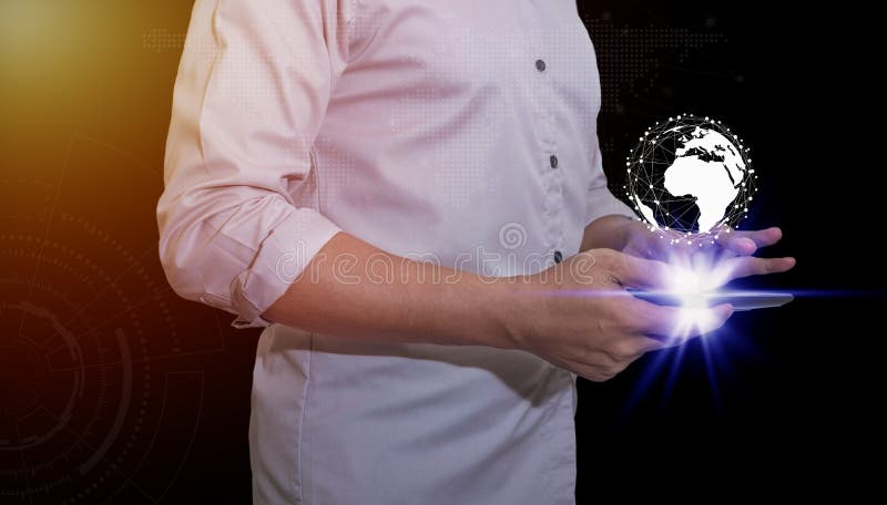 Age of Technology People`s, Use of Technology in the Modern Era Stock ...