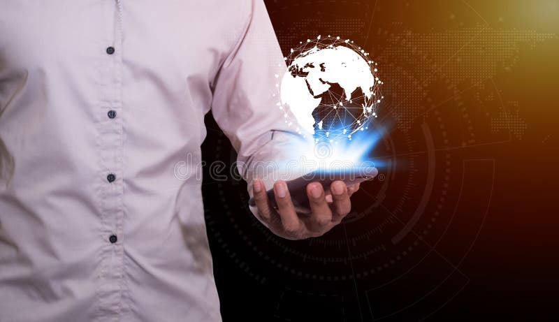 Age of Technology People`s, Use of Technology in the Modern Era Stock ...