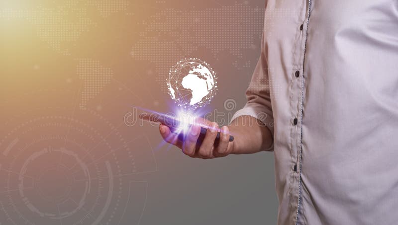 Age of Technology People`s, Use of Technology in the Modern Era Stock ...