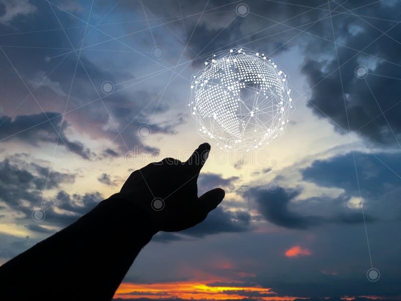 Age of Technology People`s, Use of Technology in the Modern Era Stock ...