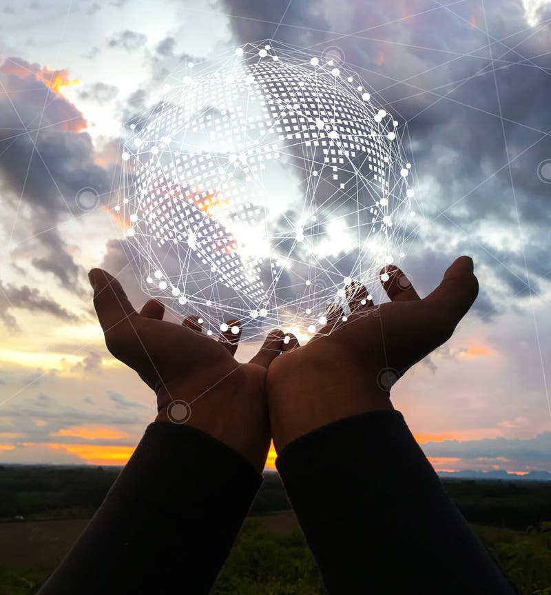 Age of Technology People`s, Use of Technology in the Modern Era Stock ...