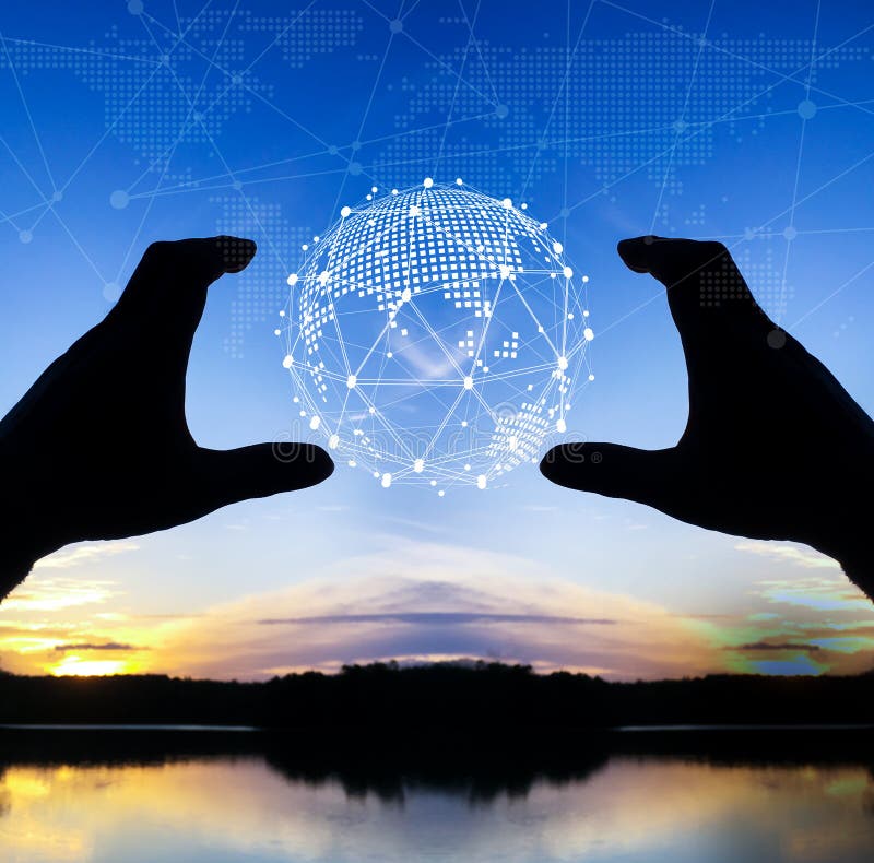 Age of Technology People`s, Use of Technology in the Modern Era Stock ...