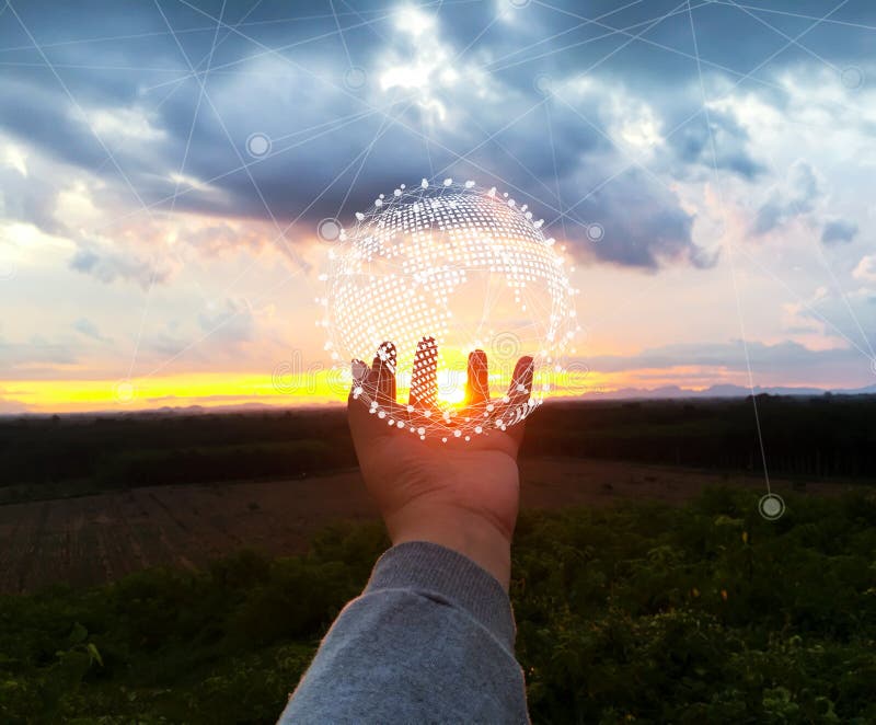 Age of Technology People`s, Use of Technology in the Modern Era Stock ...