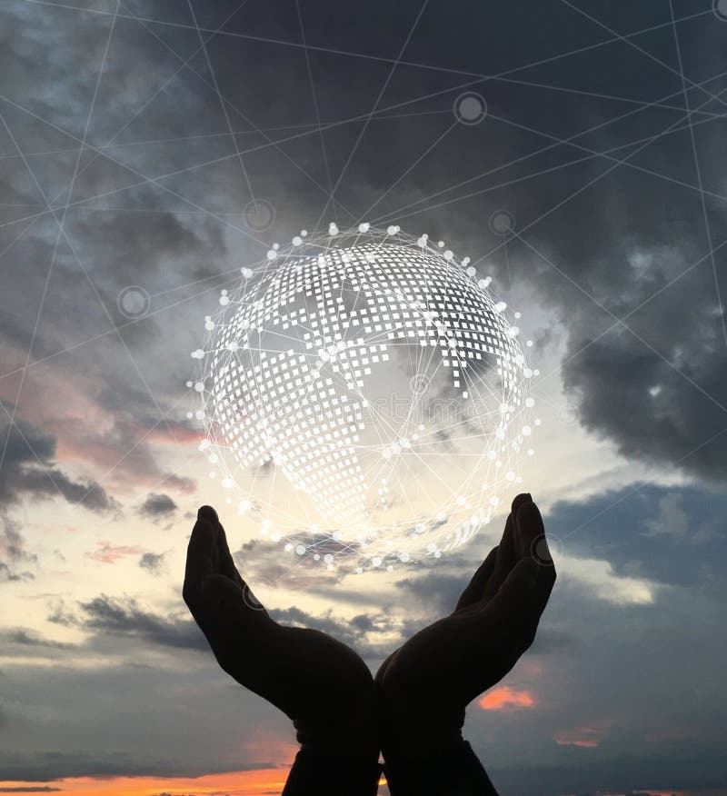 Age of Technology People`s, Use of Technology in the Modern Era Stock ...