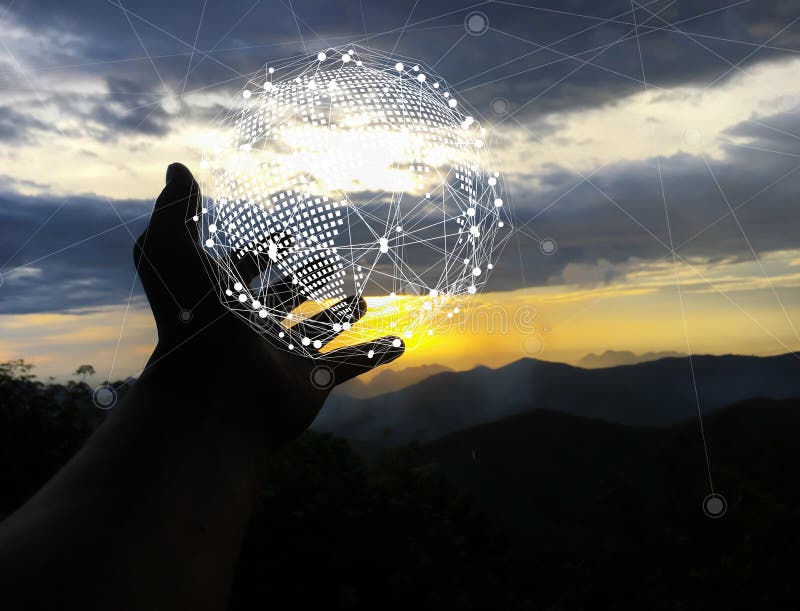 Age of Technology People`s, Use of Technology in the Modern Era Stock ...