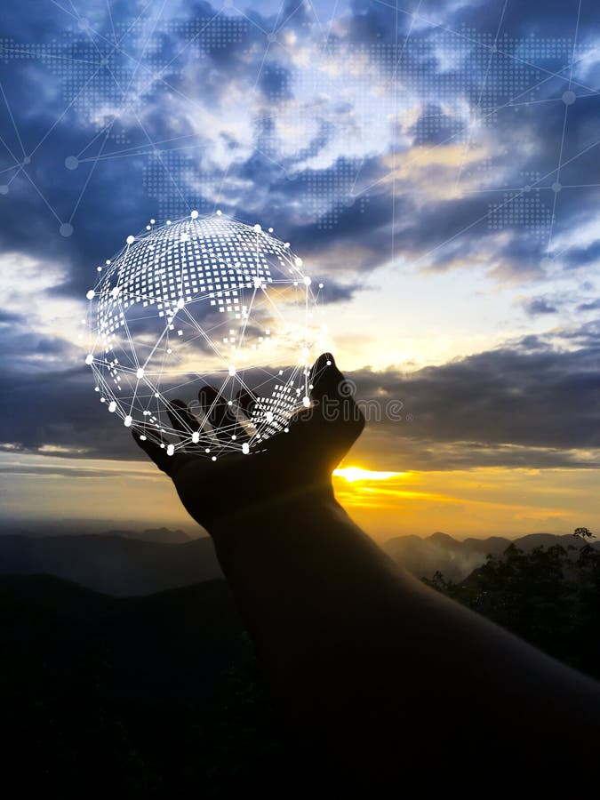 Age of Technology People`s, Use of Technology in the Modern Era Stock ...