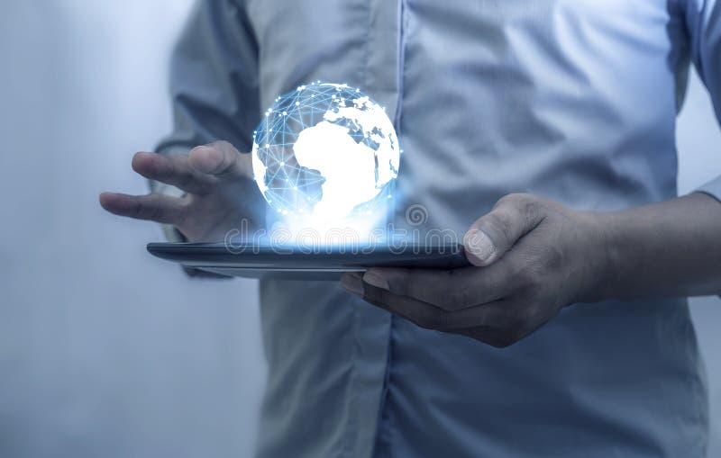 Age of Technology People`s, Use of Technology in the Modern Era Stock ...