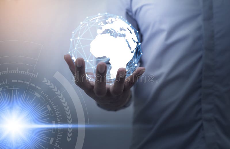 Age of Technology People`s, Use of Technology in the Modern Era Stock ...