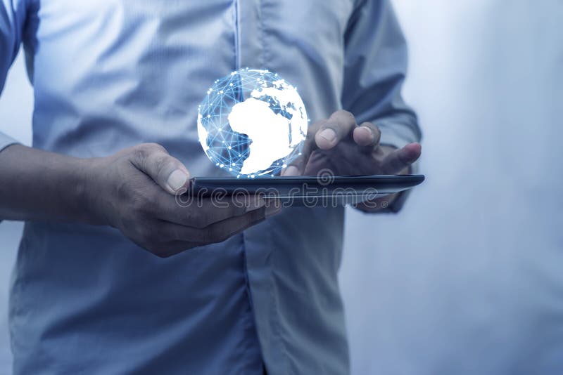 Age of Technology People S, Use of Technology in the Modern Era Stock ...