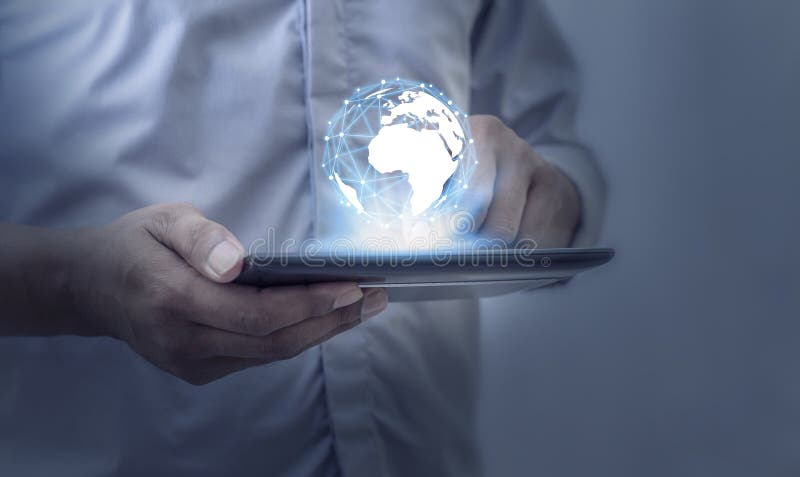 Age of Technology People S, Use of Technology in the Modern Era Stock ...