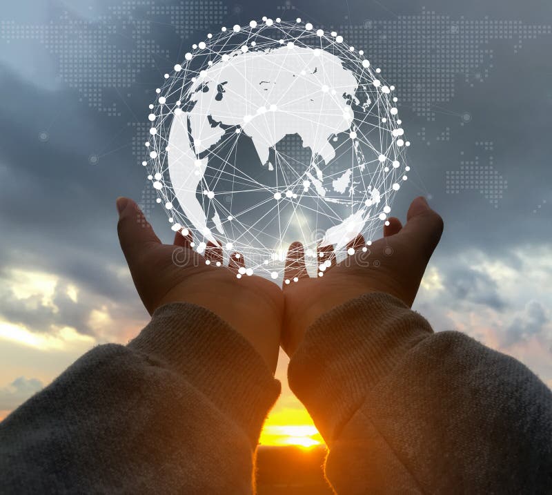 Age of Technology People`s, Use of Technology in the Modern Era Stock ...