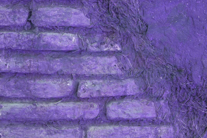 Aged Adobe Clay Wall Texture Stock Photo - Image of decorative, grungy ...