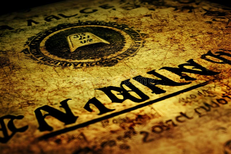 Aged Document Detail stock illustration. Illustration of gold - 375708844