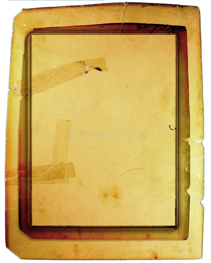 Old Taped Paper stock image. Image of obsolete, history - 3922497