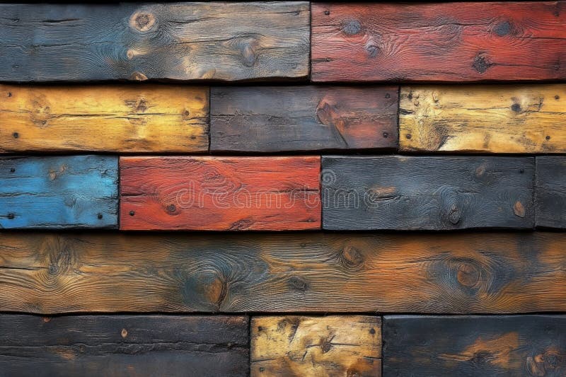 Aged Antique Wood Texture for Classic Background Stock Illustration ...