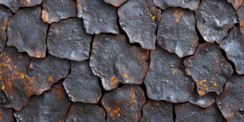 Aged Blacksmith Forged Iron Background Uneven Hammer Marks Raw Rugged ...