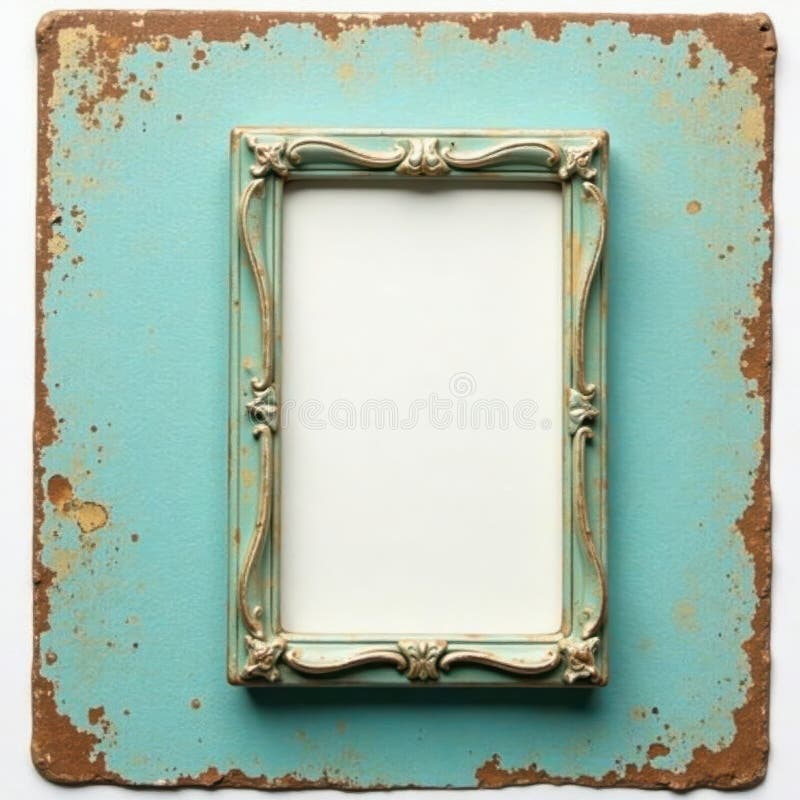 Aged Blank Instant Camera Frame, Ready for Image Insert , Polaroid ...