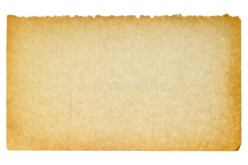 Aged Blank Parchment Paper stock image. Image of paper - 5448165