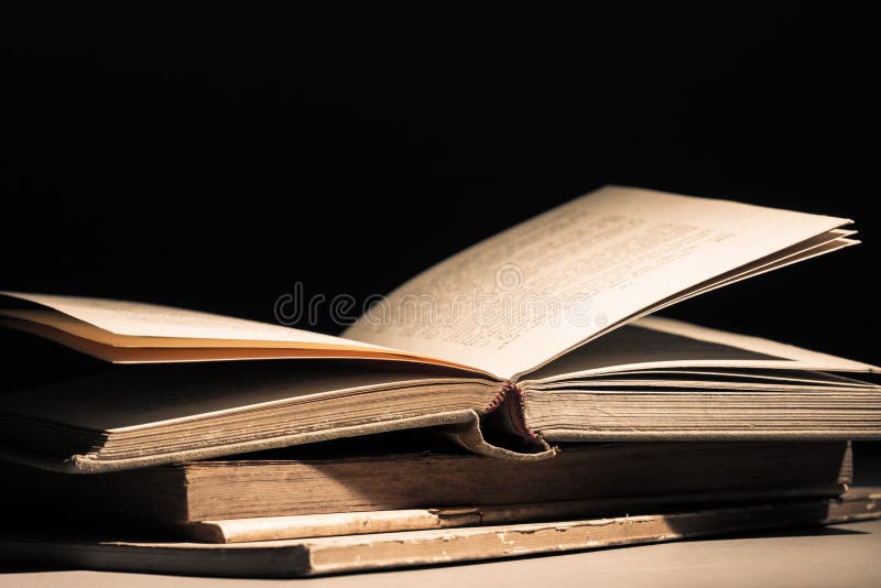 Aged books stock image. Image of life, studio, darkness - 36760833
