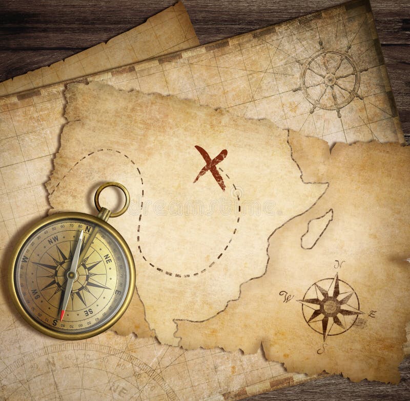 Treasure Hunt Map Background