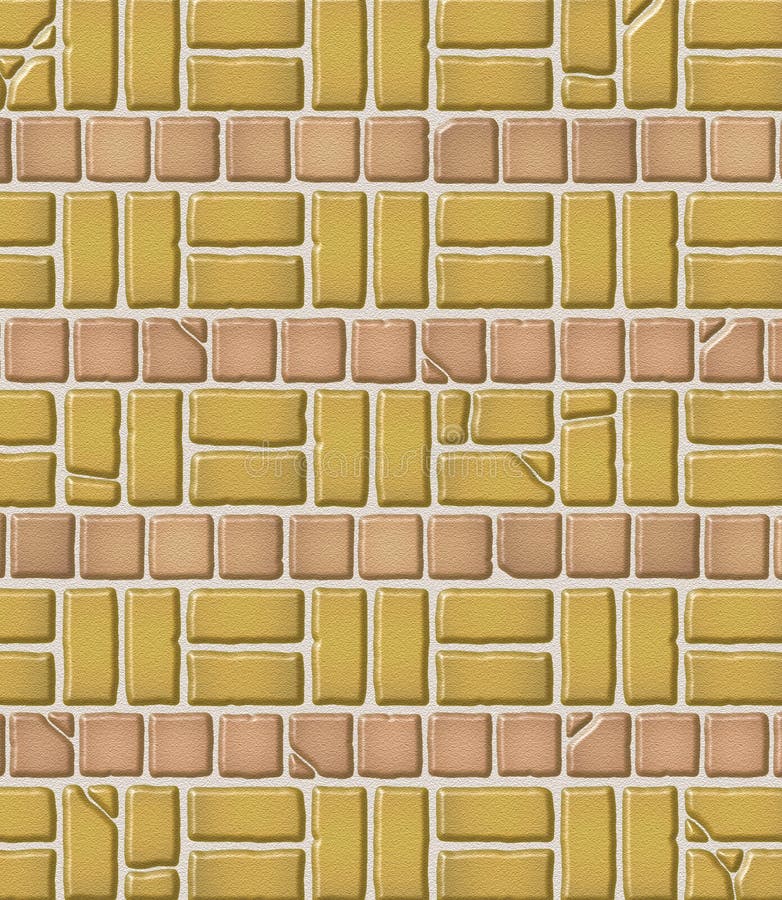 Aged Brick & Tile Pattern Stock Illustration - Illustration of luxury ...