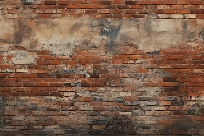 Aged Brick wall texture stock illustration. Illustration of design ...